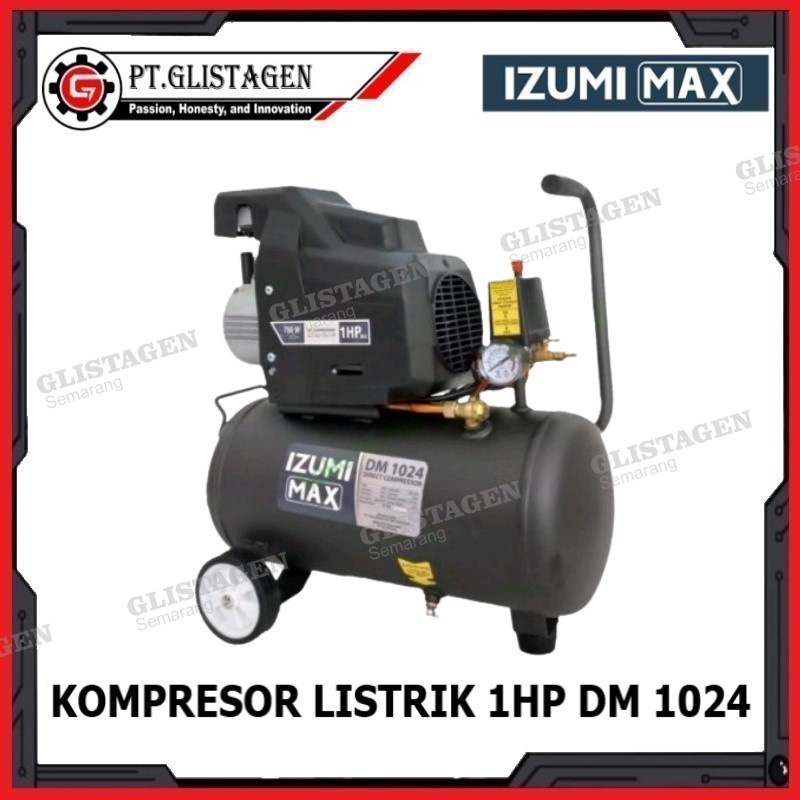 Jual Mesin Kompresor Angin Listrik Direct Driven 1HP 24L NLG Max DM ...