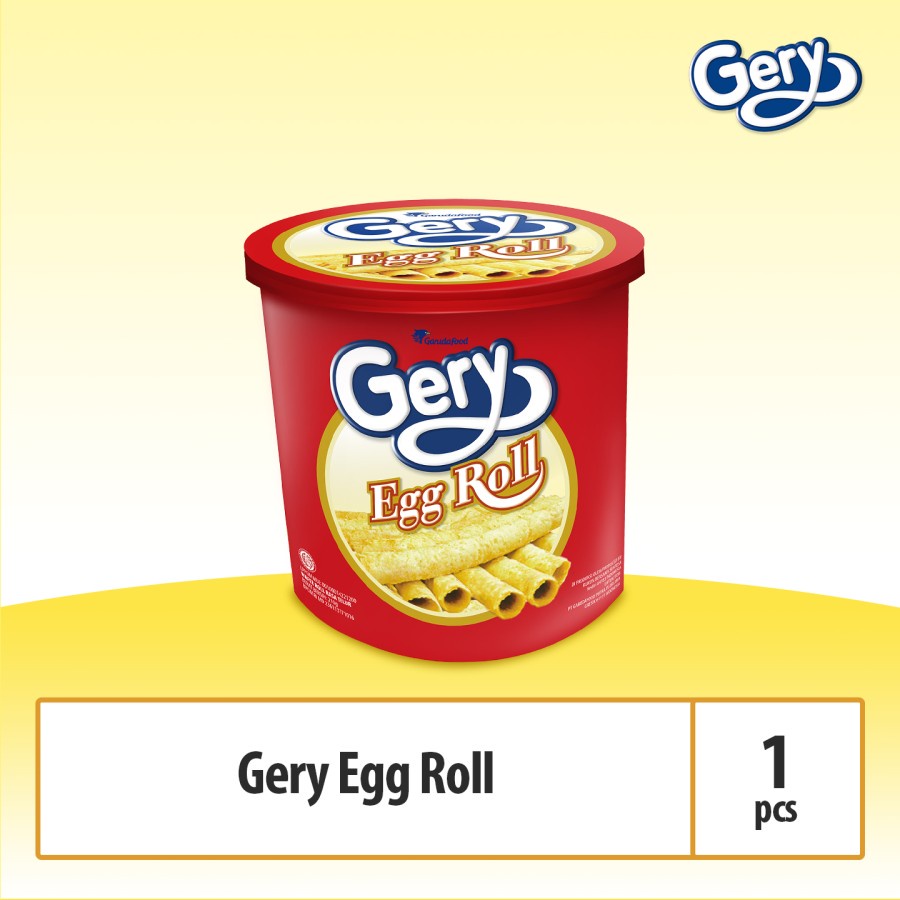 Jual SEMPRONG GERY EGG ROLL 210GR TOPLES KALENG PLASTIK BISKUIT WAFER ...