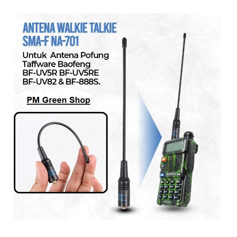 Jual Antena ht jarak jauh dualband vhf/uhf ht baofeng uv 5r bf 888s uv82 | Shopee Indonesia
