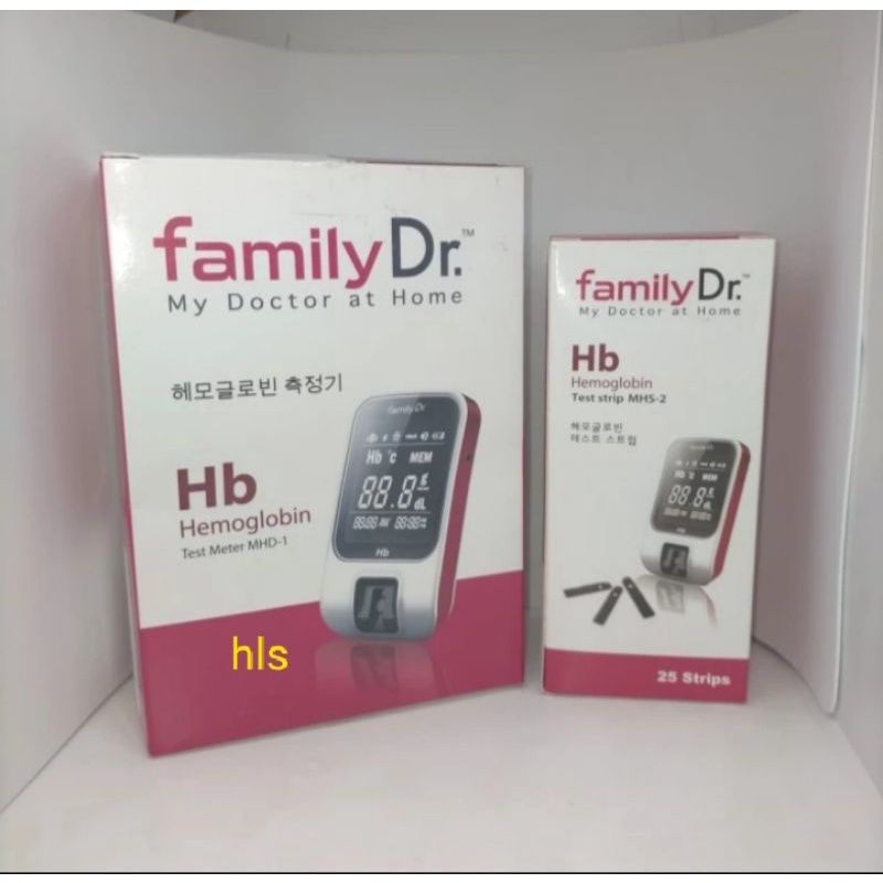 Jual alat Hb hemoglobin family Dr dengan strip Hb hemoglobin | Shopee ...