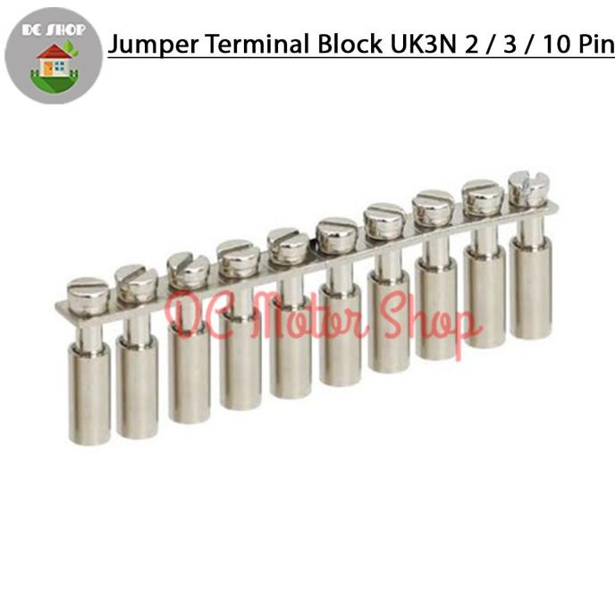 Jual Jumper Terminal Block UK3N 2 / 3 / 10 Pin UK-3N FBI 2-5 / 3-5 / 10 ...