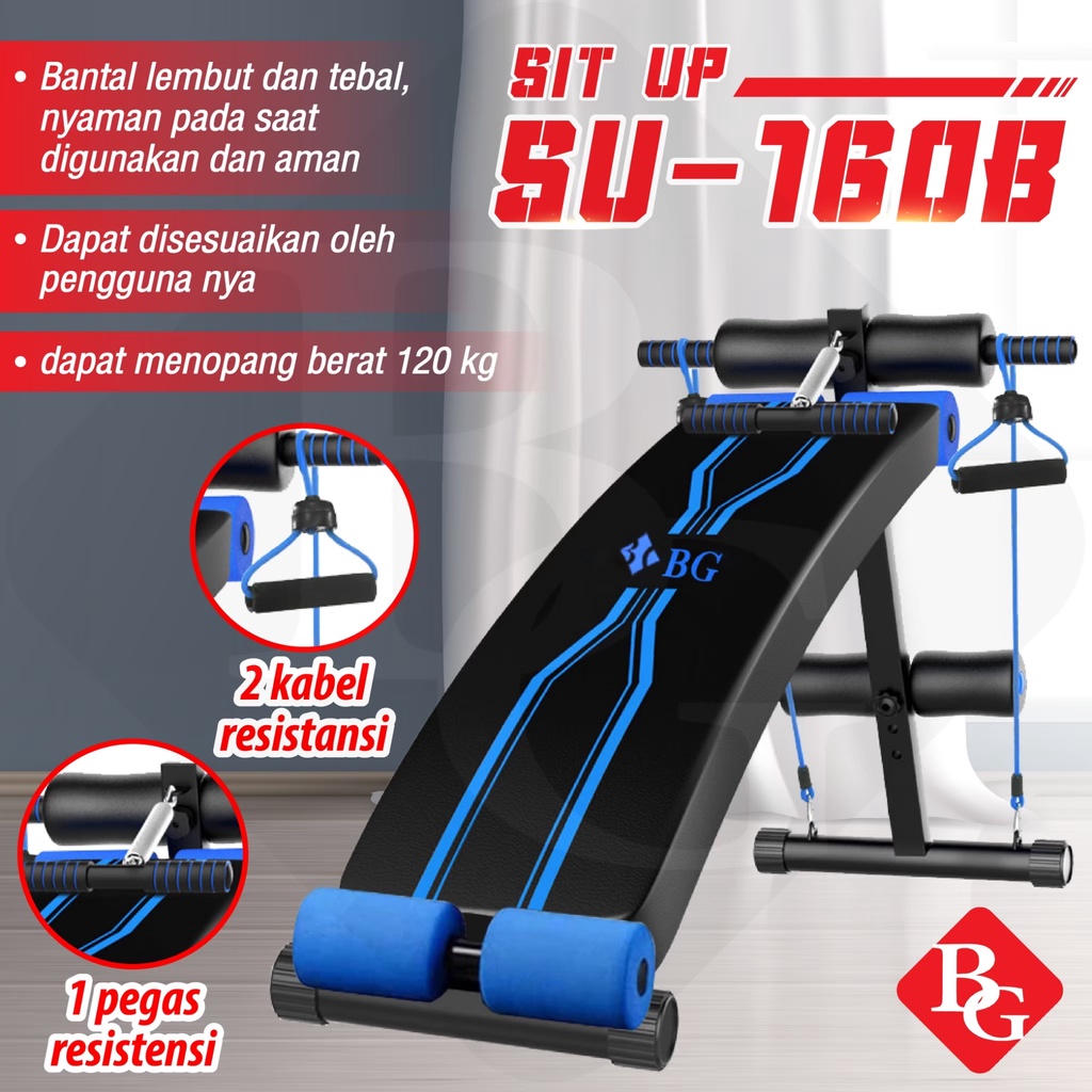 Jual HTD Sport Alat Sit Up Bench Bangku Fitnes Latihan Otot Perut ...