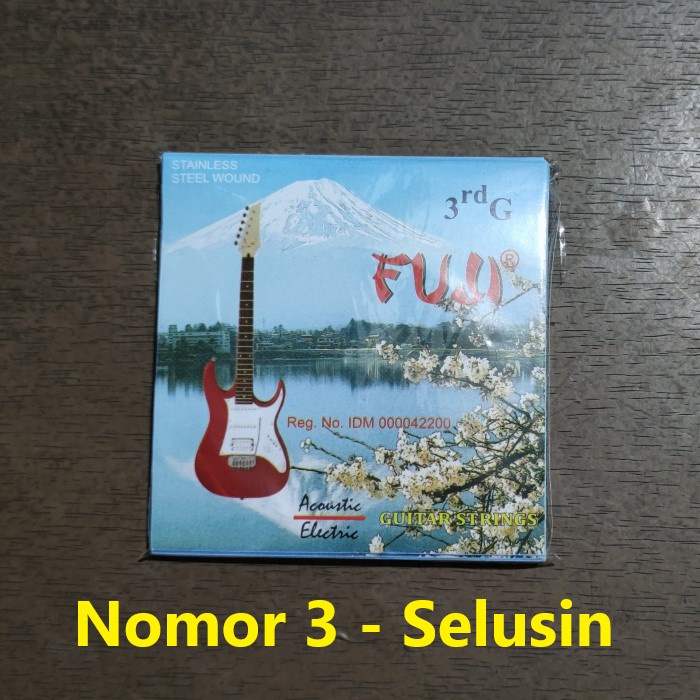 Jual Senar Gitar FUJI no 3 Selusin 12pcs Pack | Shopee Indonesia