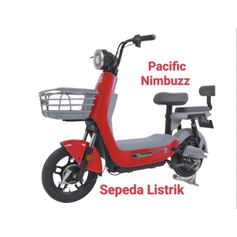 Jual Sepeda Motor Listrik Pacific NIMBUZZ Baterai 48V 20Ah Dengan ...