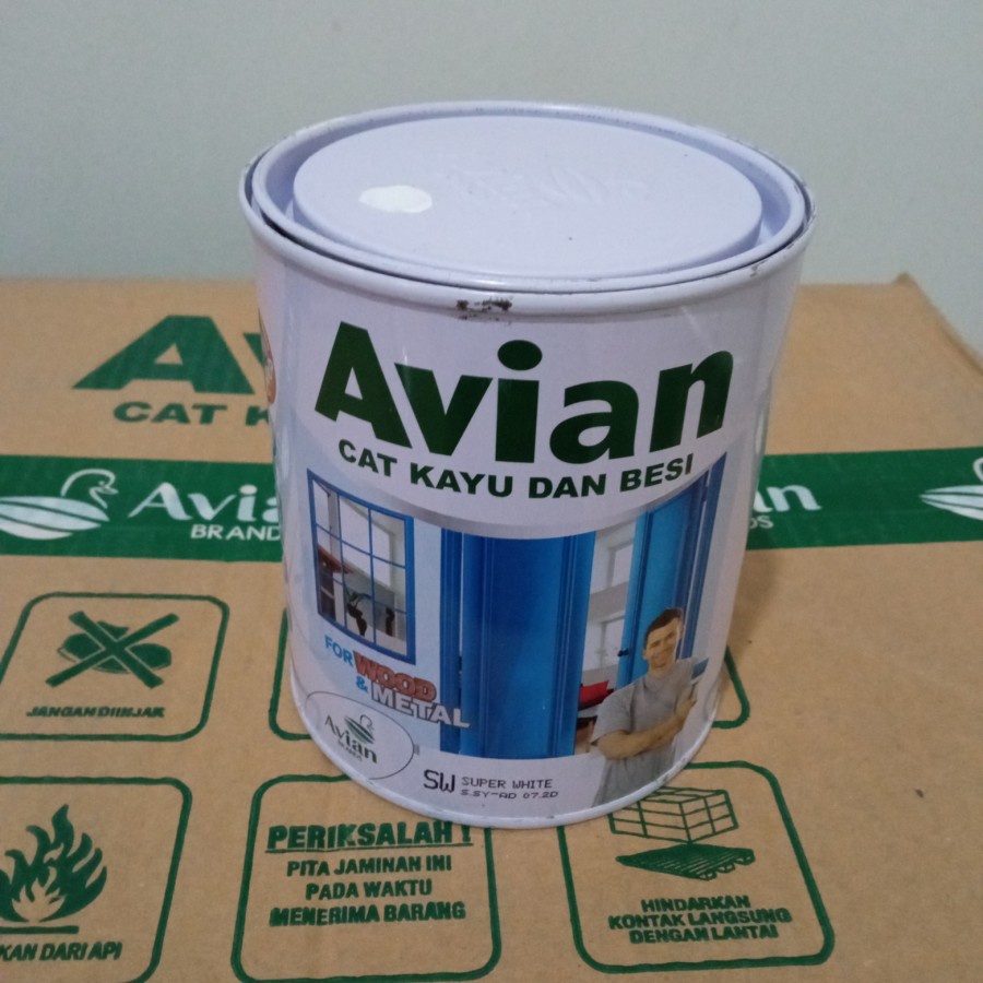 Jual Cat Minyak Kayu dan Besi Merk Avian Enamel gloss matte doff 1 kg | Shopee Indonesia