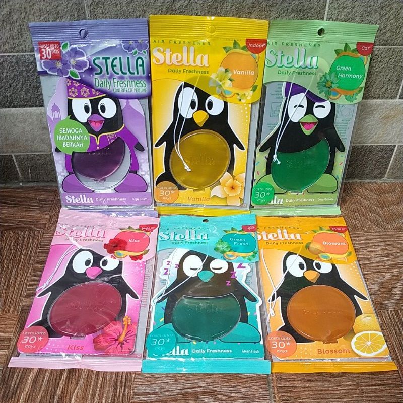 Jual STELLA AIR FRESHENER DAILY FRESHNESS INDOOR AC KIPAS ANGIN TAHAN ...