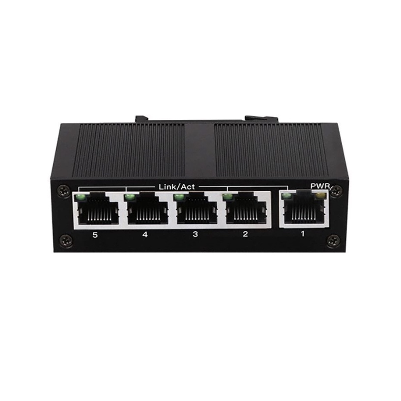 Jual Industrial Unmanage Ethernet Switch 5 Port DIN Rail RJ45 Fast ...