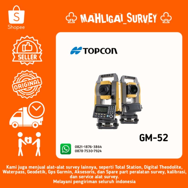 Jual Total station TOPCON GM-55 Baru lengkap set | Shopee Indonesia