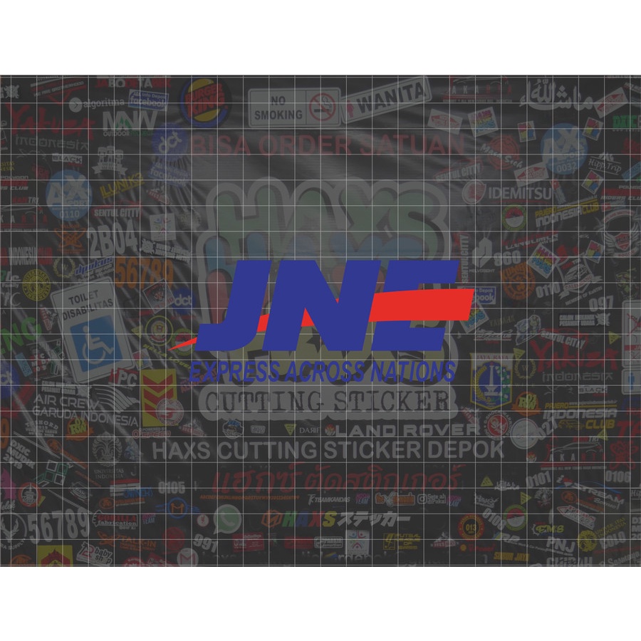 Jual Cutting Sticker Logo JNE 12 cm x 5 cm | Shopee Indonesia