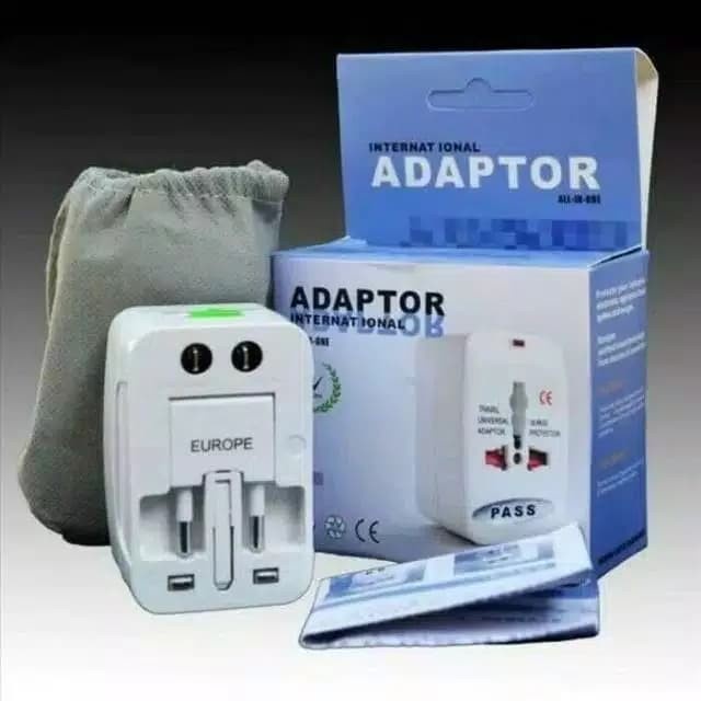 Jual Travel Adaptor Universal Colokan Listrik All In One | Shopee Indonesia