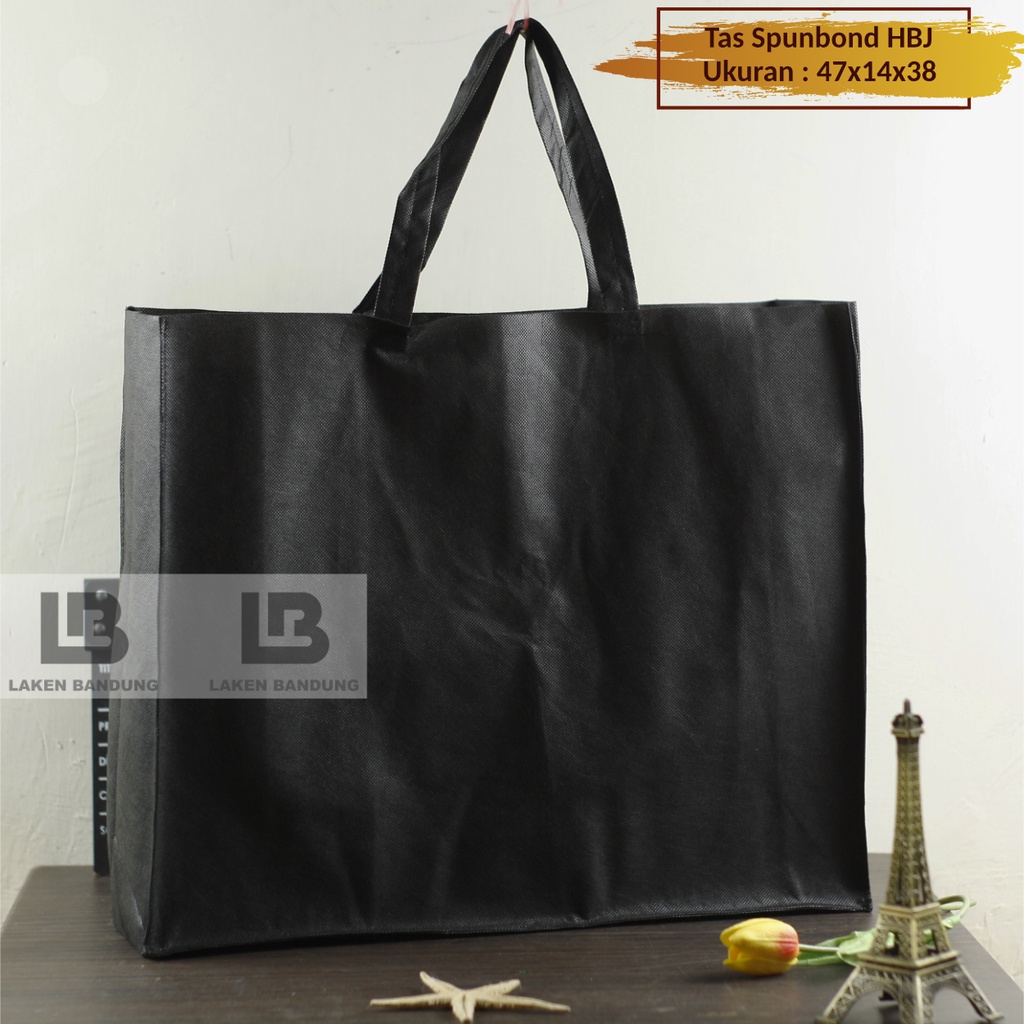 Jual Tas Box Ukuran 47x14x38 Spunbond Goodie Bag Standing Handle Jahit ...