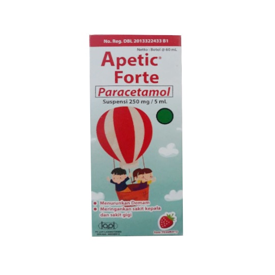 Jual APETIC FORTE SIRUP OBAT PENURUN PANAS ANAK -60ML | Shopee Indonesia