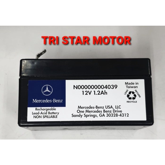 Jual Back up Auxiliary Battery Mercedes W221 W212 W204 W166 12V 1.2Ah ...