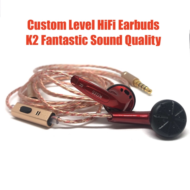 Jual KGIS K2 HiFi Headset Great Bass Vocal Earphone With Mic Game Smule ...