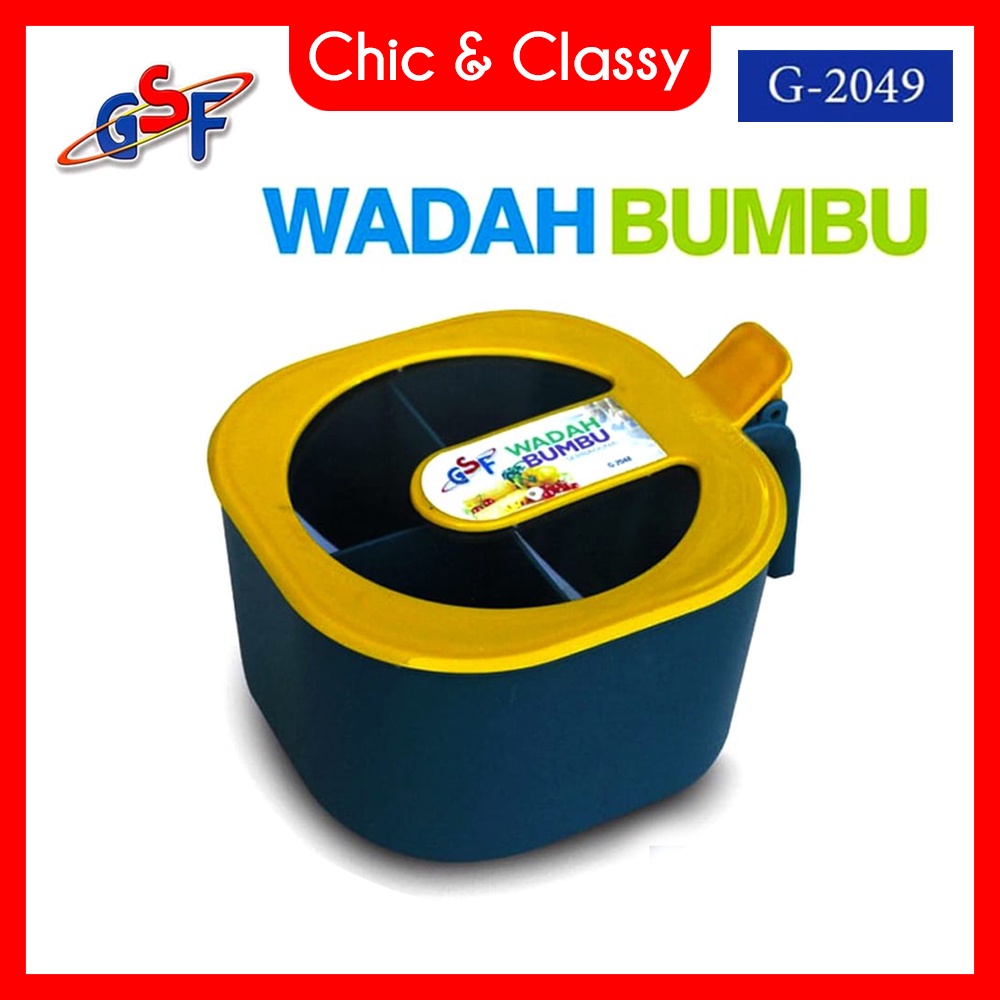 Jual GSF 2408 || TEMPAT BUMBU 4in1 GSF-2408 / GSF2408 / TEMPAT BUMBU 4 SEKAT / Wadah Bumbu 4 ...