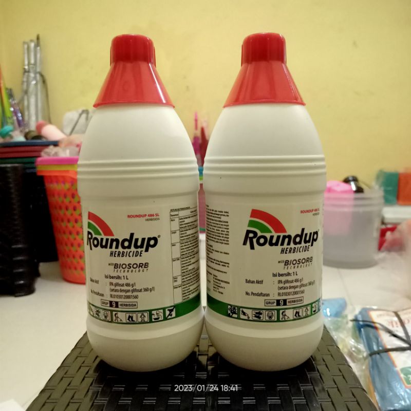 Jual Obat ROUNDAP Pembasmi Rumput liar isi 1liter | Shopee Indonesia