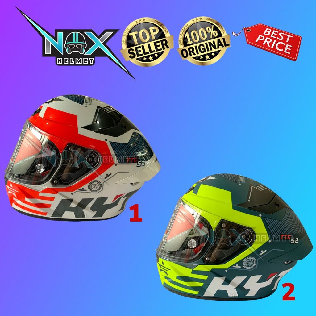 Jual Helm KYT TT COURSE FUSELAGE Fullface (Ongkir 3kg) | Shopee Indonesia