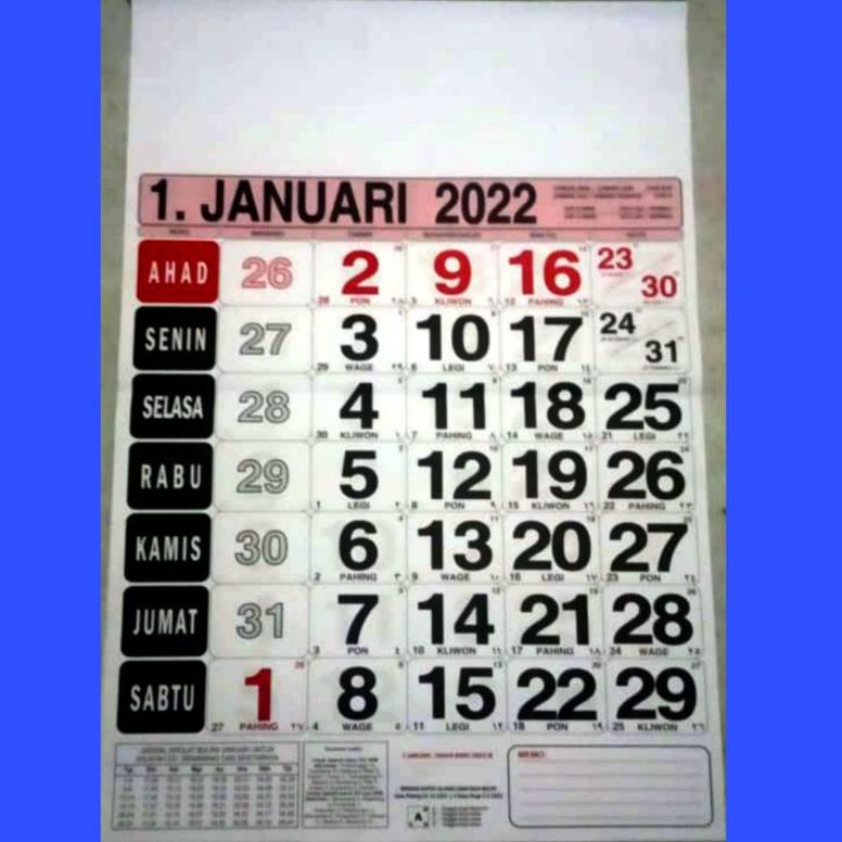 Jual [COD] Kalender Dinding/Kalender Jawa/Kalender Almanak(2023) 47× ...