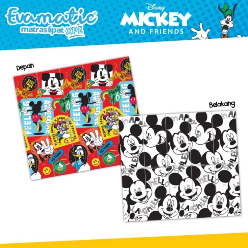 Jual Evamatic Disney Mickey Mouse Matras Lipat | Shopee Indonesia