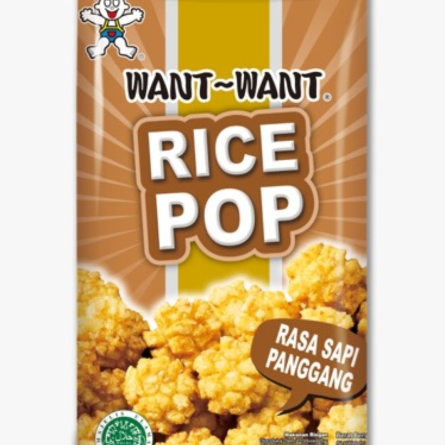 Jual WANT WANT Rice Pop Ricepop Crackers Beras Rasa - Beli Banyak ...