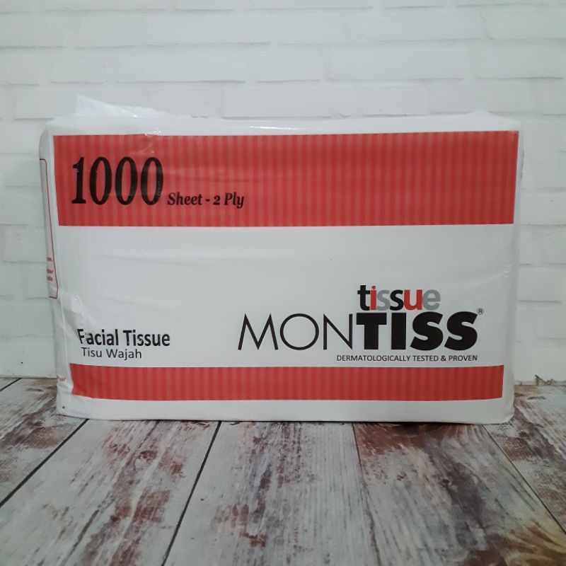 Jual tissue tisu facial muka kiloan montiss titasoft tita soft 1000s ...