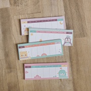 Jual Fluffy Animal Weekly Plan Memopad / Buku Notebook / Buku Diary ...