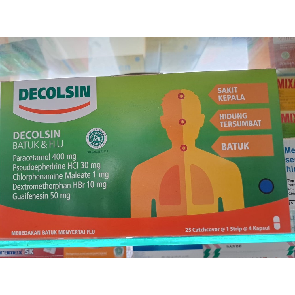 Jual Decolsin / strip isi 4 tablet | Shopee Indonesia