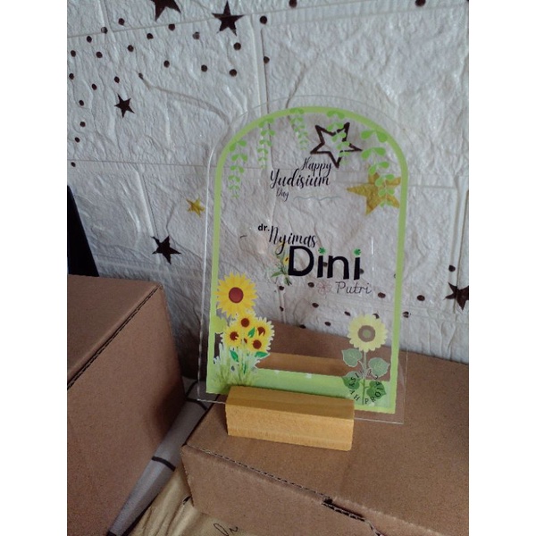 Jual Graduation acrylic custom/bingkai foto wisuda ...