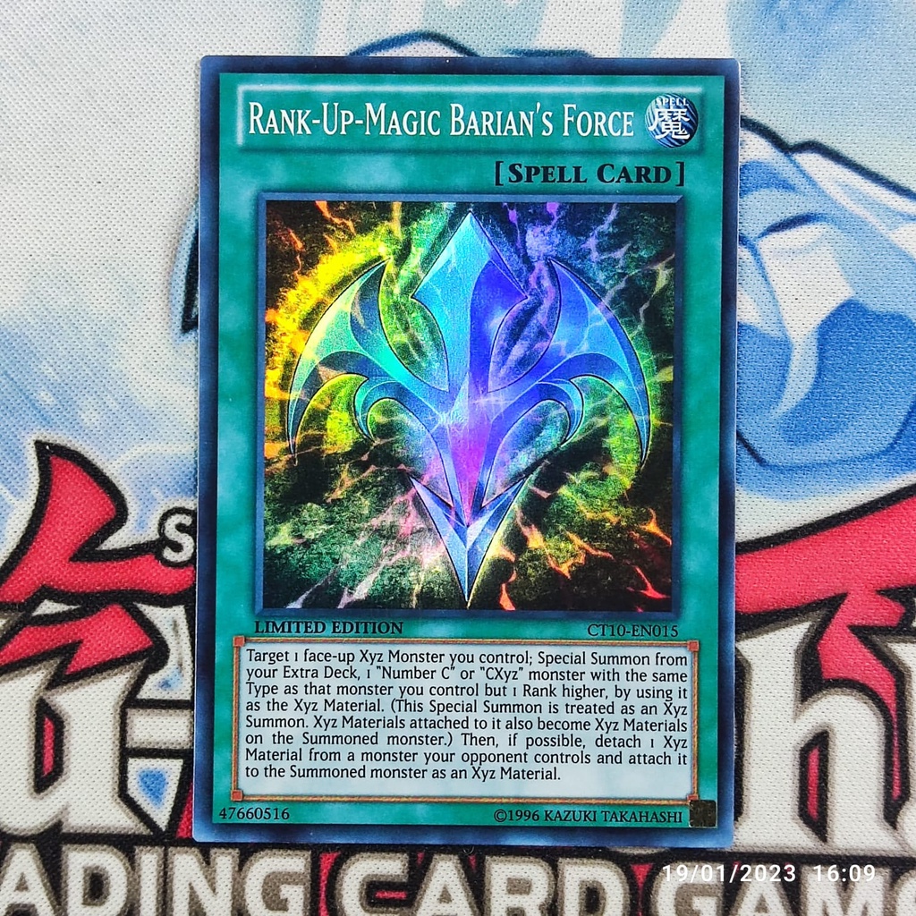 Jual yugioh rank up magic barian's force CT10 super rare original ...