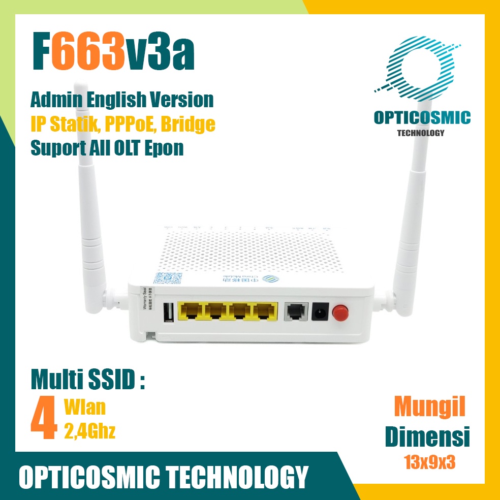 Jual Modem ZTE F663 XPON ONT ZTE F663NV3a Suport EPON GPON | Shopee ...