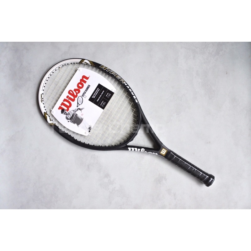 Jual Raket Tenis Wilson Hyper Hammer 5.3 Black White 2023/ Tennis ...