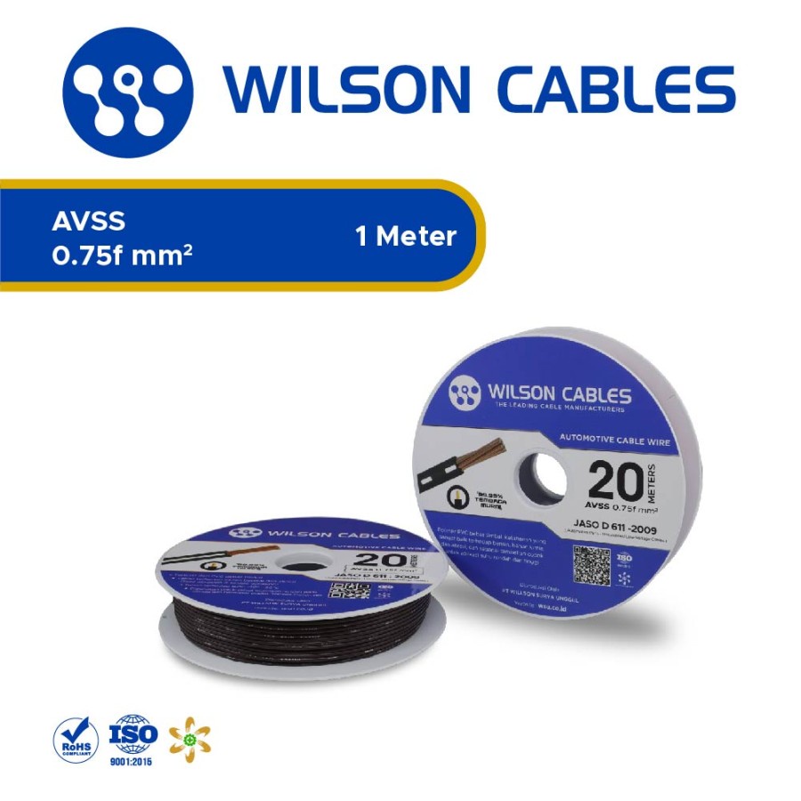 Jual AVSS 0.75 f mm2 Meteran - Kabel Otomotif Wilson Cables | Shopee Indonesia