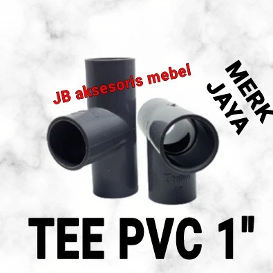 Jual TEE PIPA PVC TS 1" Merk JAYA / SAMBUNGAN T PIPA PARALON POLOS | Shopee Indonesia