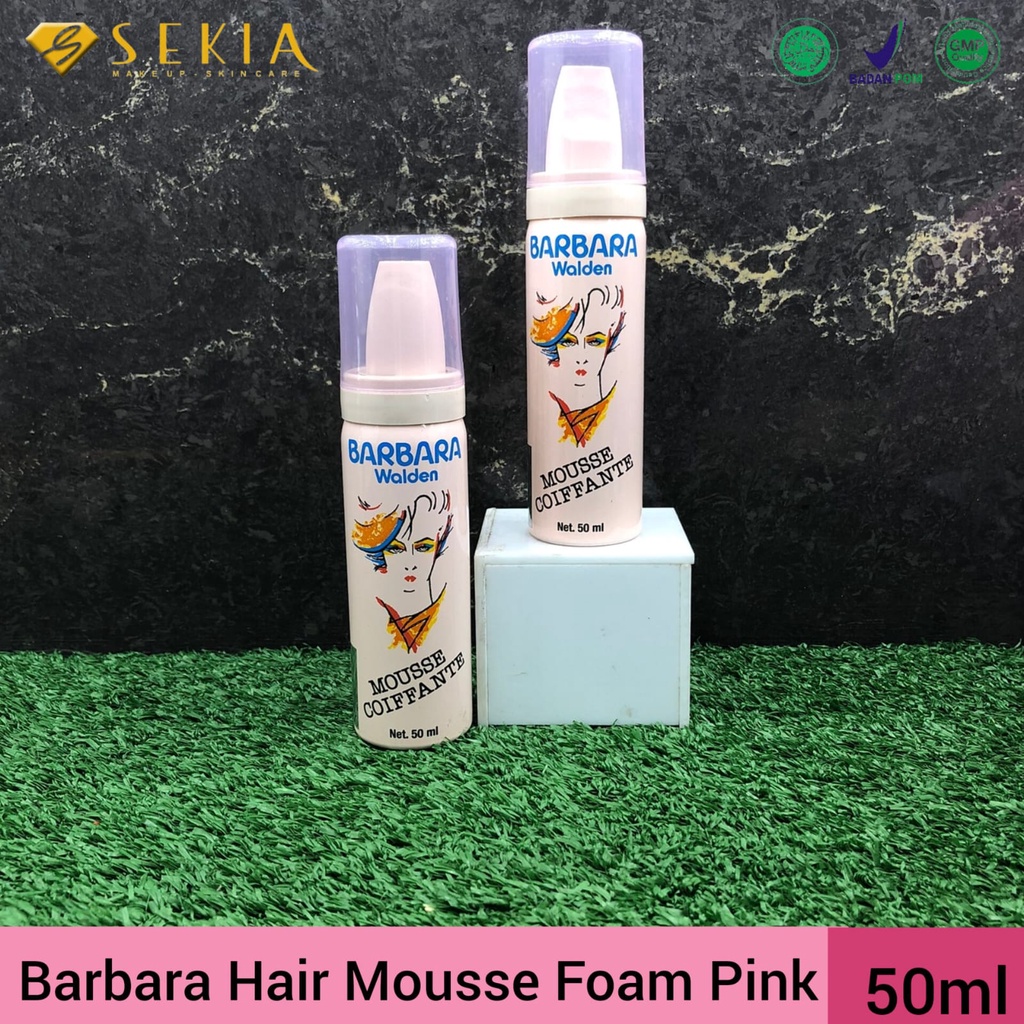 Jual Barbara Hair Mousse 50ml / Foam (PINK) ORIGINAL 100% | Shopee ...