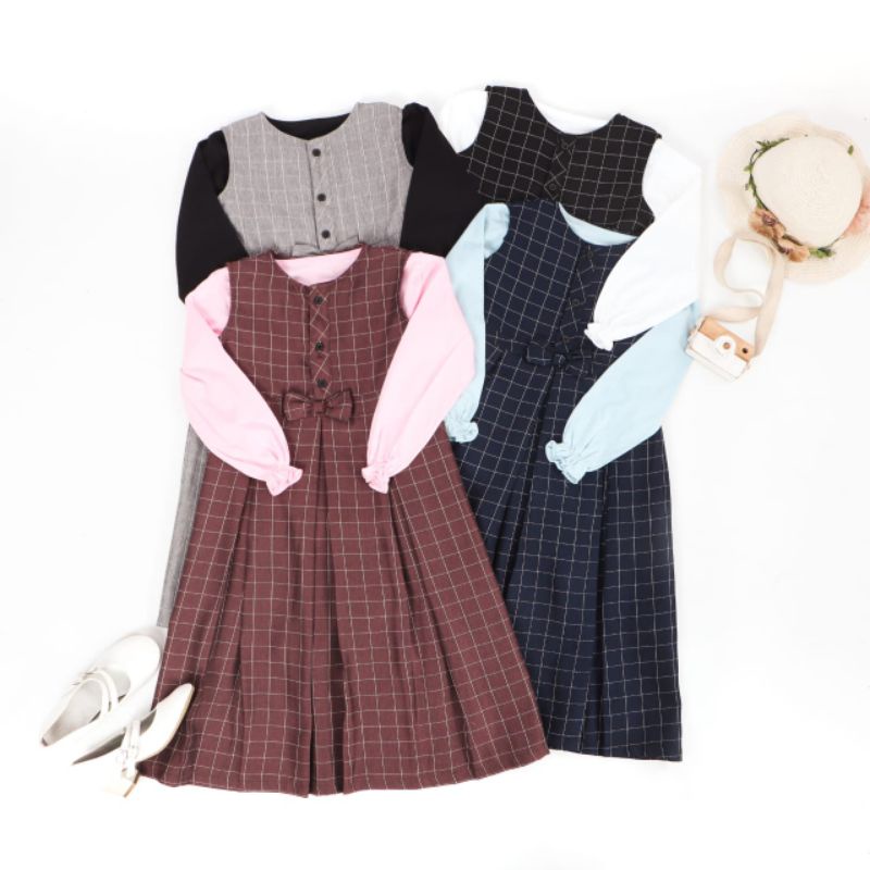 Jual Overoll Dress by Hazwa | Shopee Indonesia