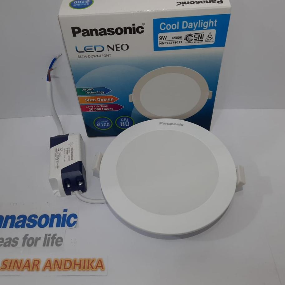 Jual Depan LED SLIM DOWNLIGHT PANEL 9 WATT PANASONIC NNP 72278/NNP ...