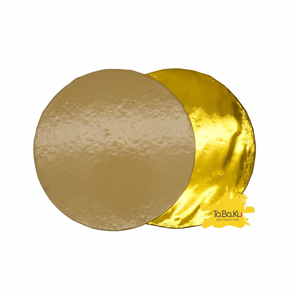 Jual Mili Alas Tart Bulat Emas & Gold Ukuran 14 - 40cm | Shopee Indonesia