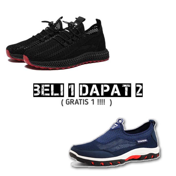 Jual Sepatu Sport Pria Trendy Korean Style - IMPORT Sepatu Sneakers Pria Terbaru | Shopee Indonesia