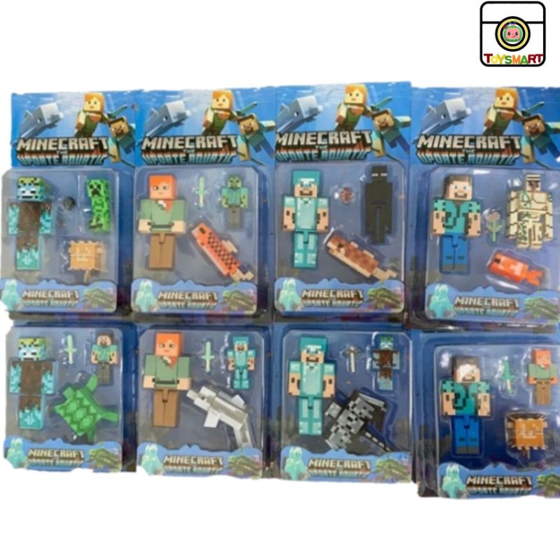Jual Mainan Mine Craft Figure Dungeos Set terbaru Minecraft Mainan Anak ...