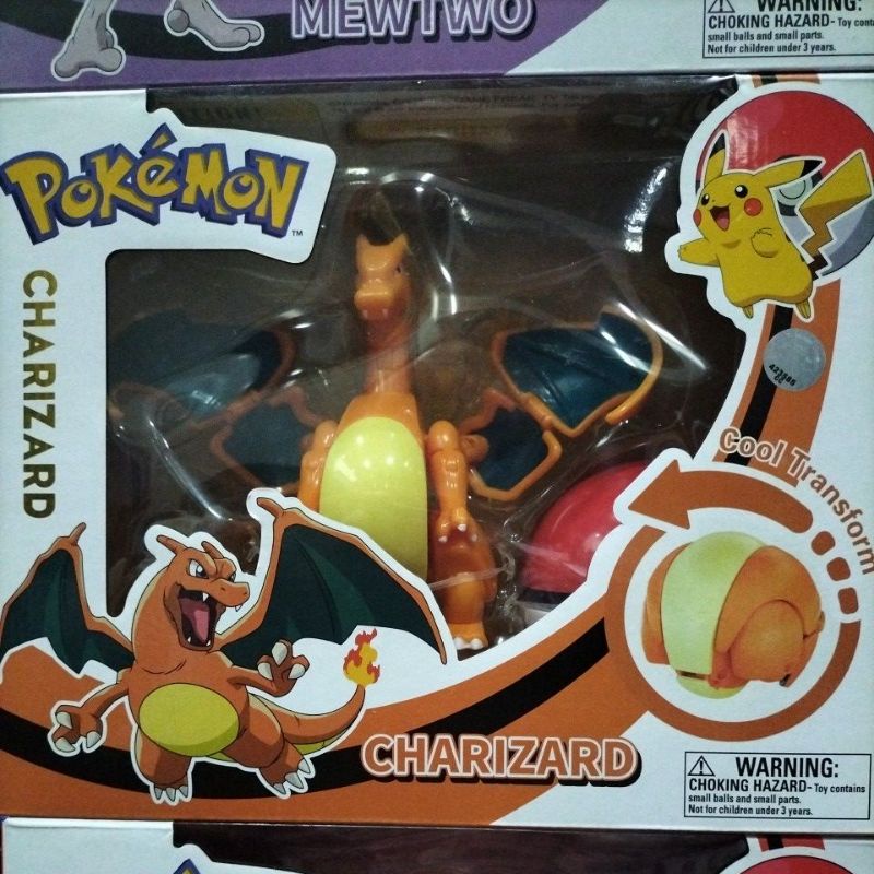 Jual Mainan anak Action Figure Karakter Pokemon Go Charizard cool ...
