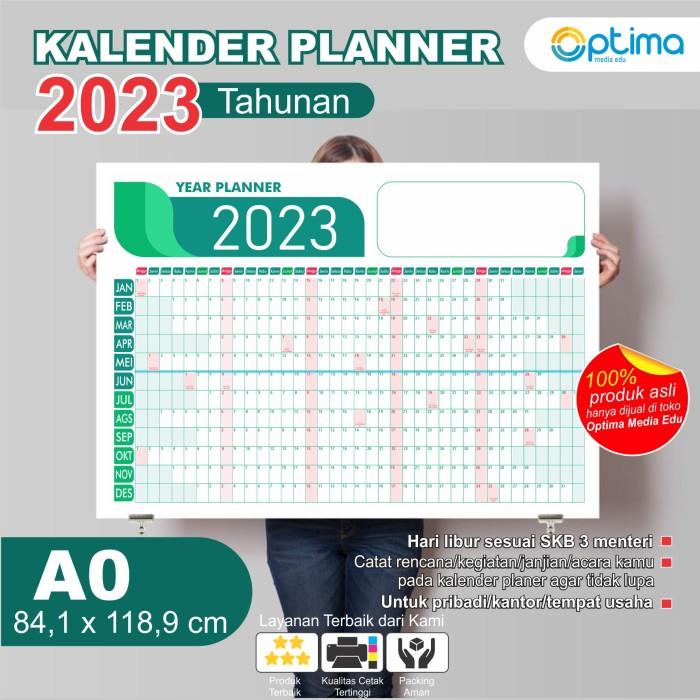 Jual KALENDER PLANNER TAHUNAN 2023 ukuran A0 , A1, A2 | Shopee Indonesia