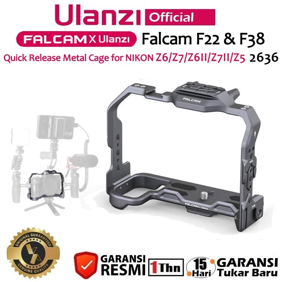 Jual Ulanzi Falcam F22 & F38 Quick Release Camera Cage Rig for NIKON Z6 ...