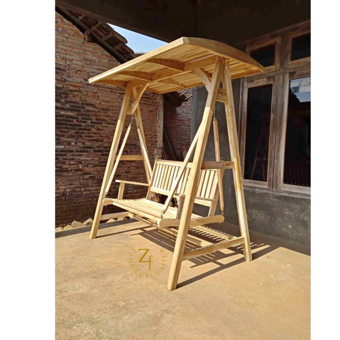 Jual ayunan minimalis kayu jati bandulan kursi bangku taman jati murah ...