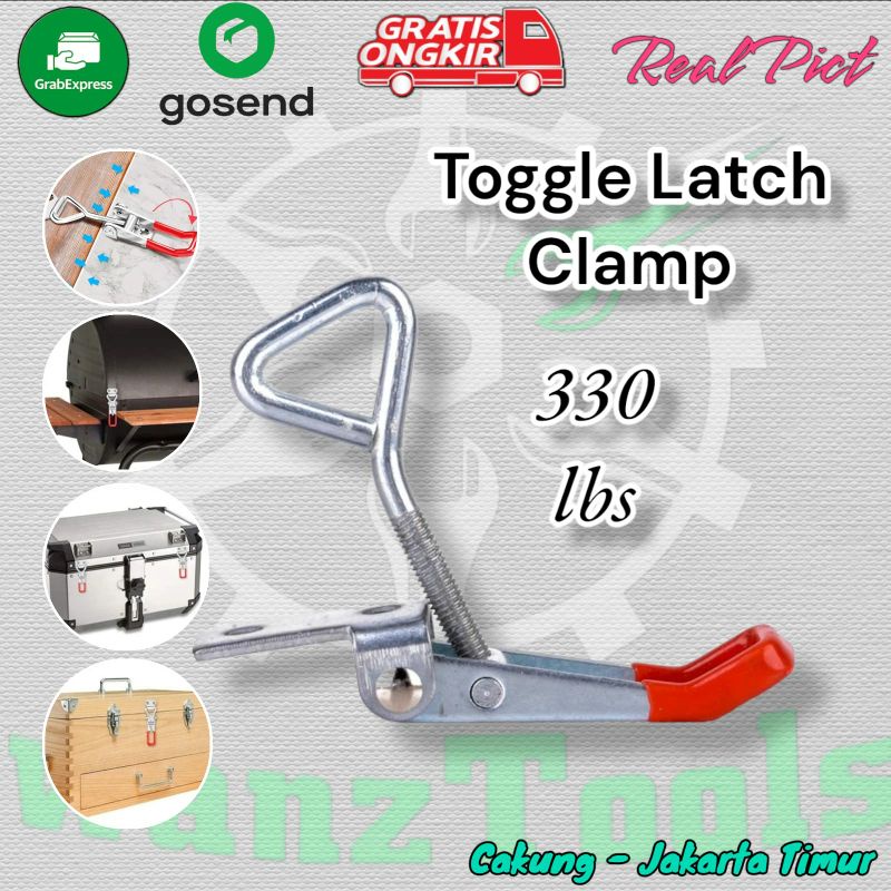 Jual 4001 Toggle Clamp Adjustable Locking 330 lbs 150kg | Shopee Indonesia