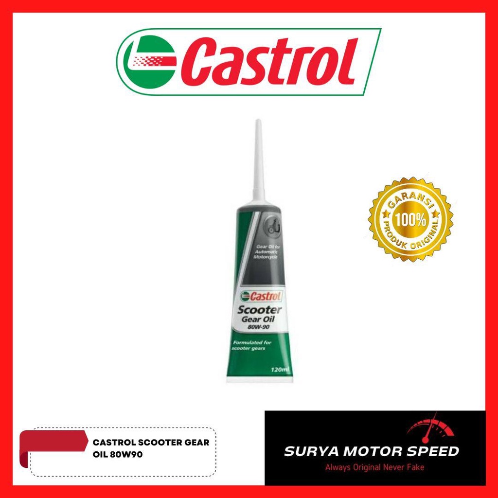 Jual Oli Transmisi Motor Castrol Scooter Gear Oil Kemasan 0.12L Honda ...