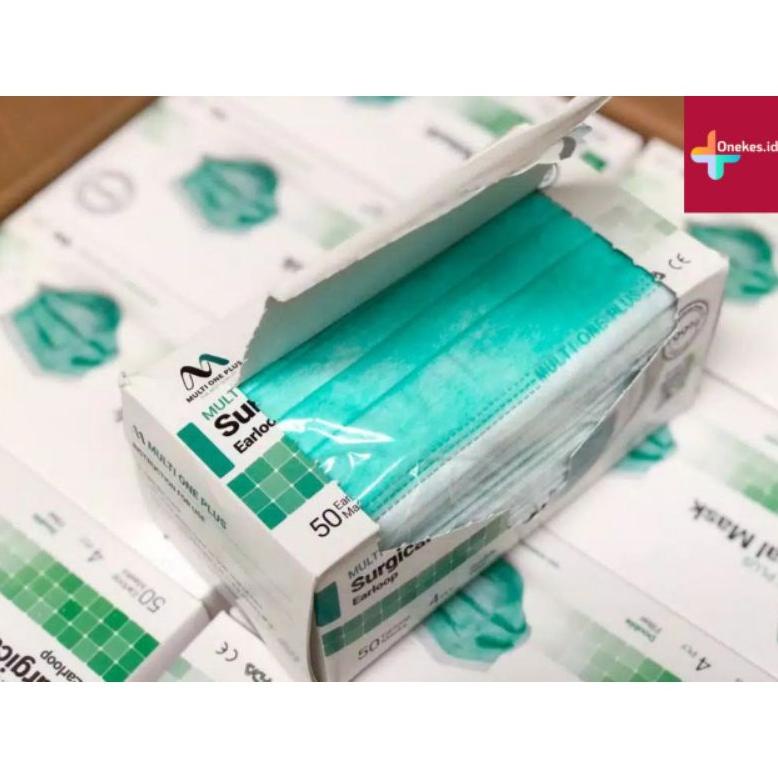 Jual Kekinian - Masker Medis 4 Ply Multi One Plus Surgical Mask Earloop ...