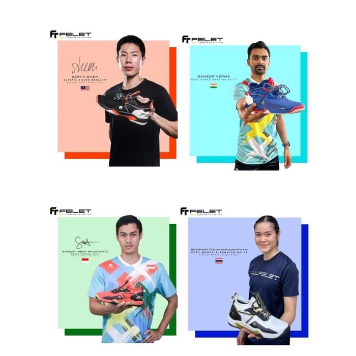 Jual Sepatu Badminton Felet Flying Pro Original Murah! | Shopee Indonesia