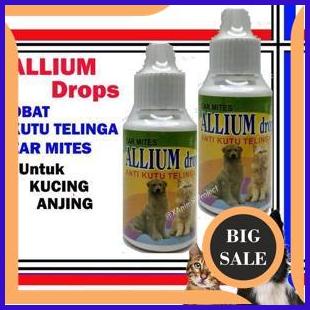 Jual sparepart OBAT KUTU TELINGA KUCING ANJING ALLIUM DROPS EAR MITES ...
