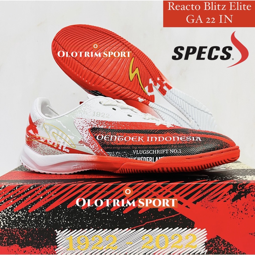 Jual [Limited Edition ELITE] Sepatu Futsal Specs Reacto Blitz Elite ...