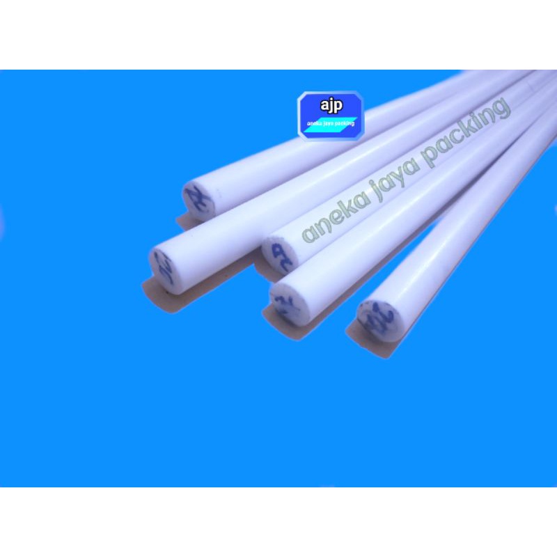 Jual teflon rod dia 20mm x 1meter as ptfe batangan | Shopee Indonesia